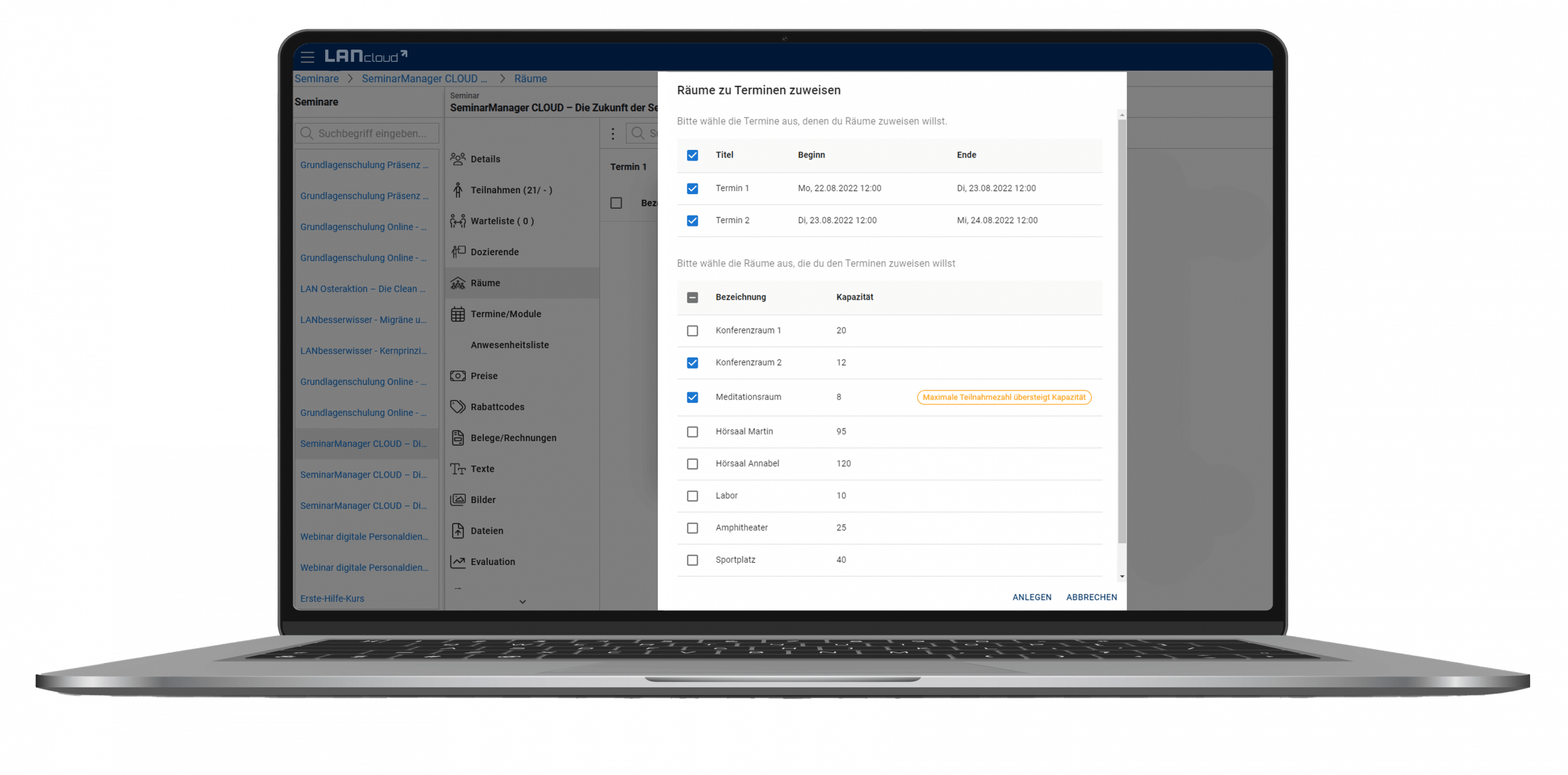 Ressourcenplan - LANcloud
